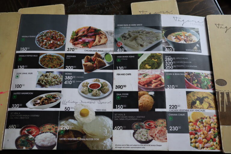 「ベンガルの大詩人タゴールのファンが集うカフェ」Tagore Terrace＠ダッカ市ボナニ - バングラメモ